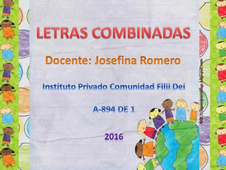 Letras combinadas :: Experiencias de aula